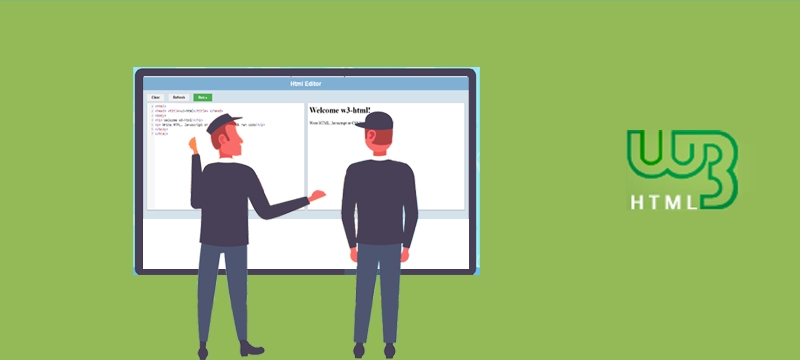 Online HTML Tryit Editor v5.52.2 - w3-html